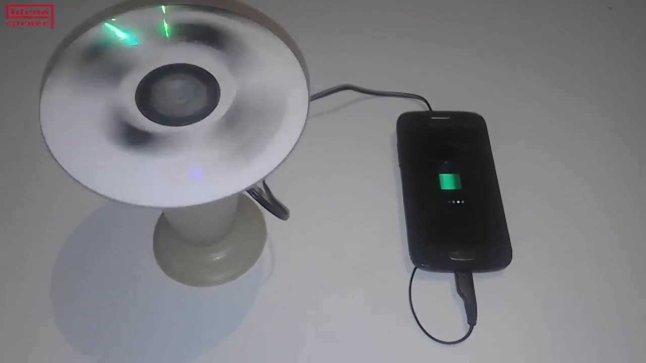 How to make a hand-powered phone charger from old DVDs & magnets!