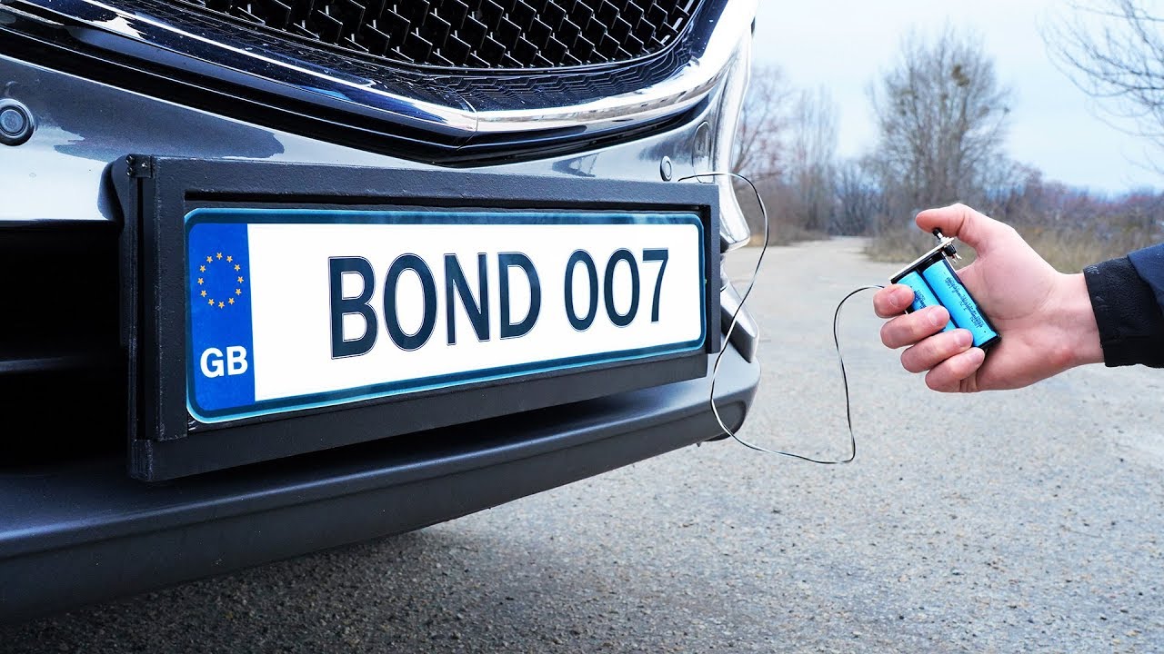 Magic license number plates