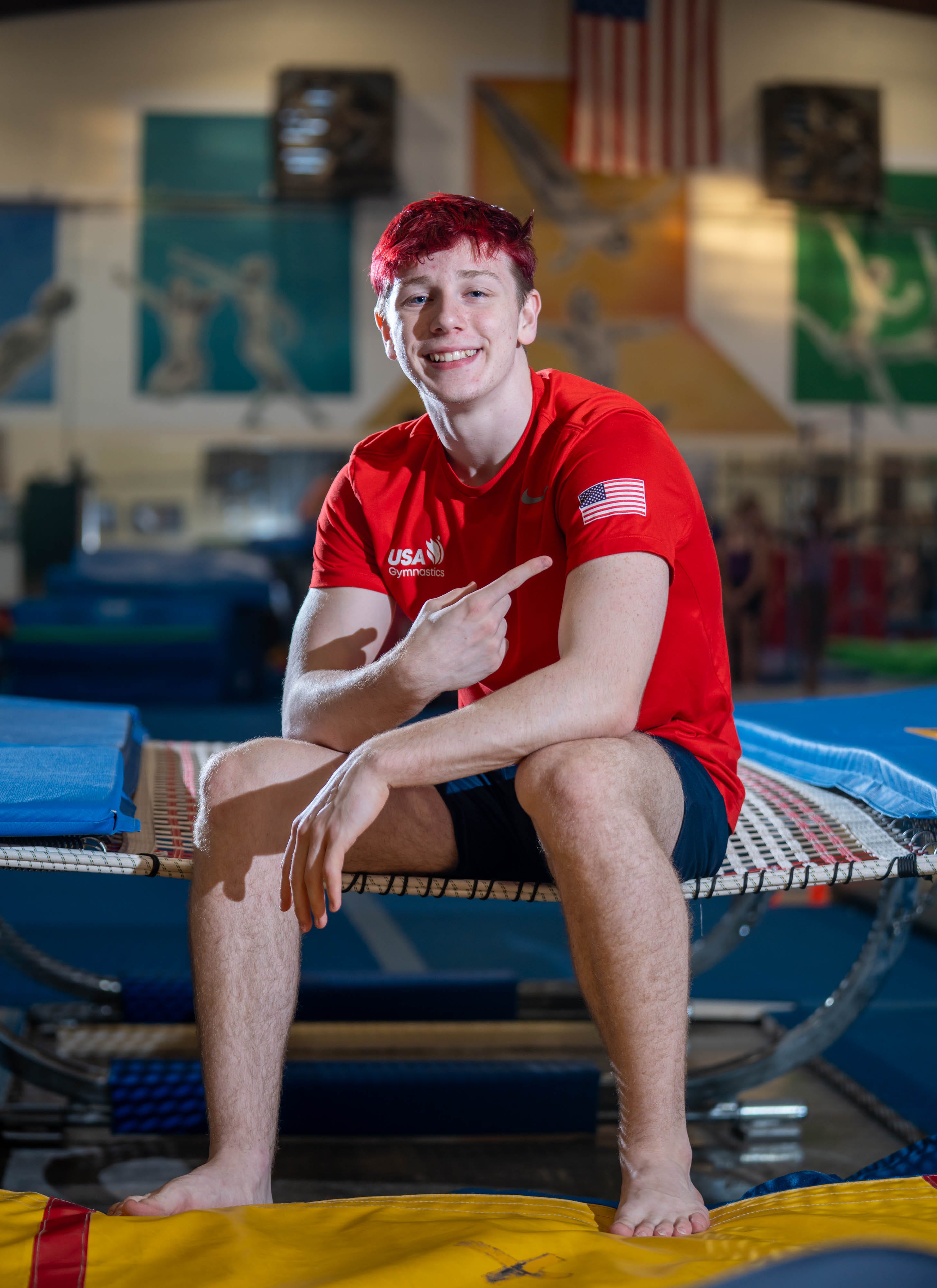 Meet West Fowler, Team USA's youngest member at Trampoline World ...