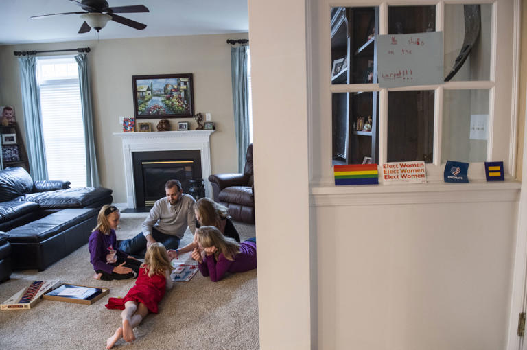 In historic first for Virginia, Adam Spanberger becomes first gentleman