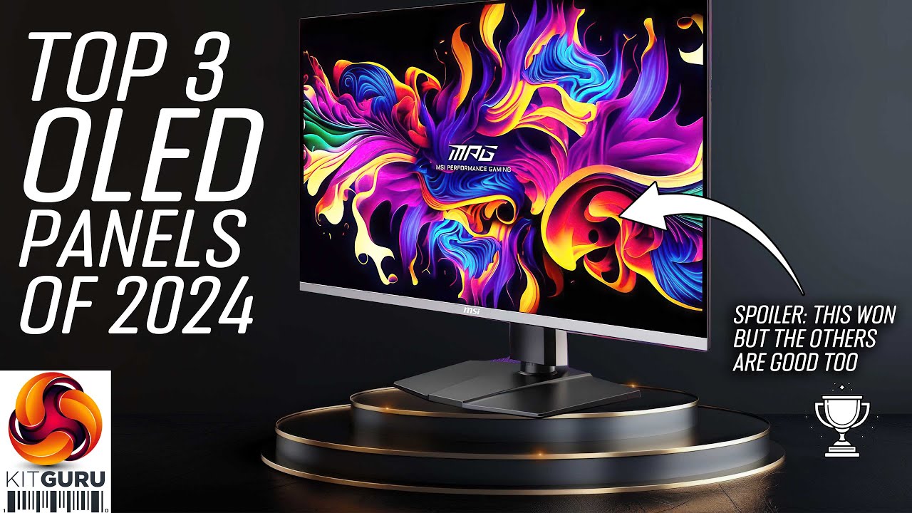 Our top 3 OLED monitors of 2024!