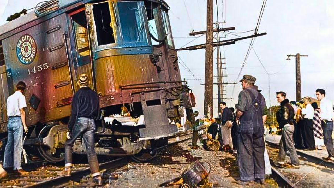 Rare Scenes of Train Crashes in Vintage America (USA) - Historical ...