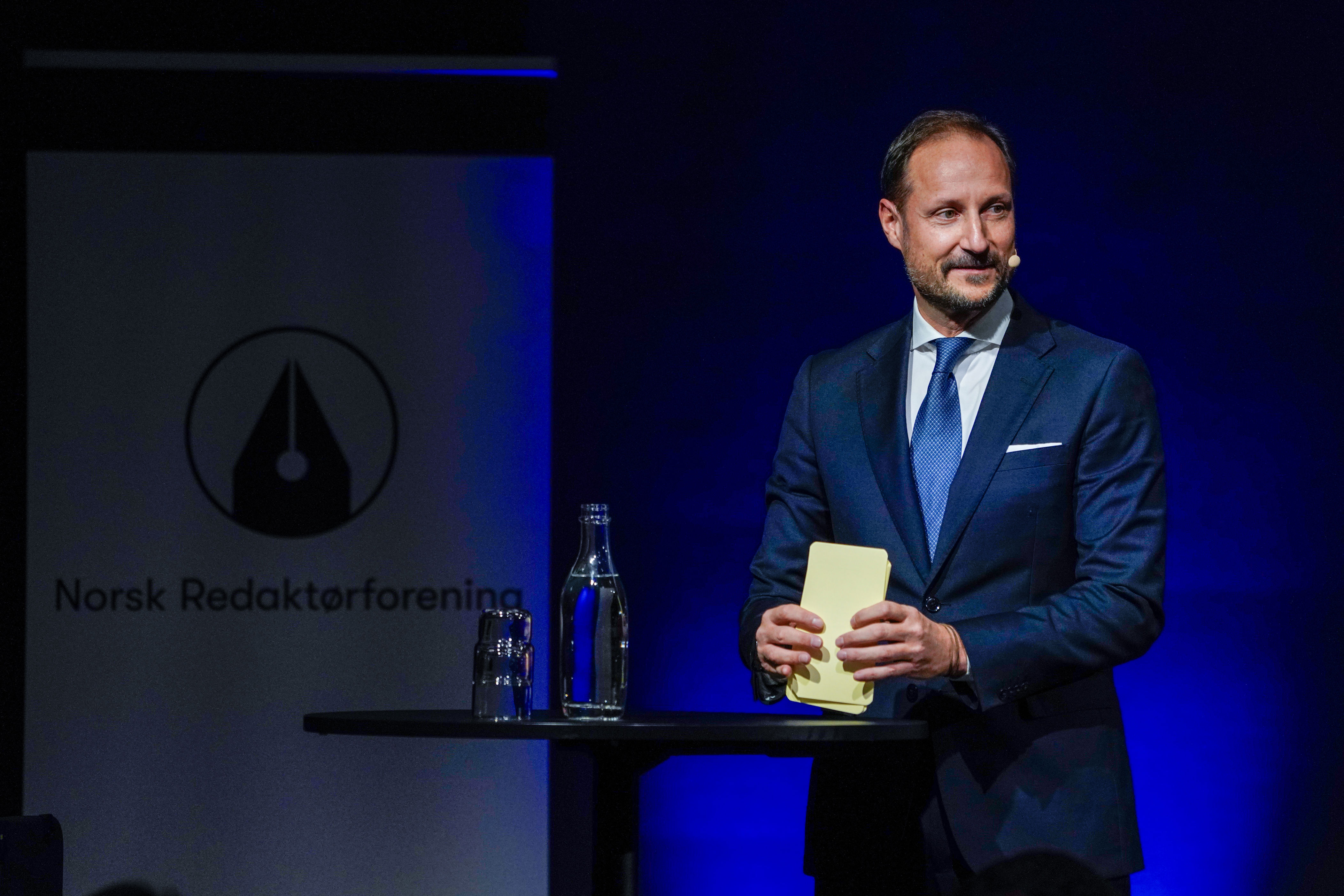 Kronprins Haakon til redaktørene: Bra det blir gjort etiske refleksjoner