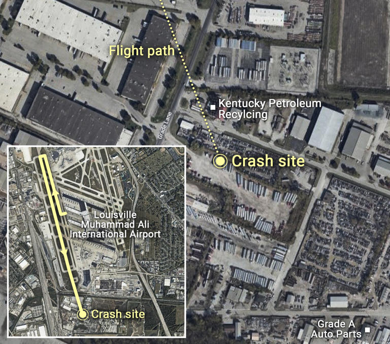 UPS plane explodes in fireball at Louisville airport