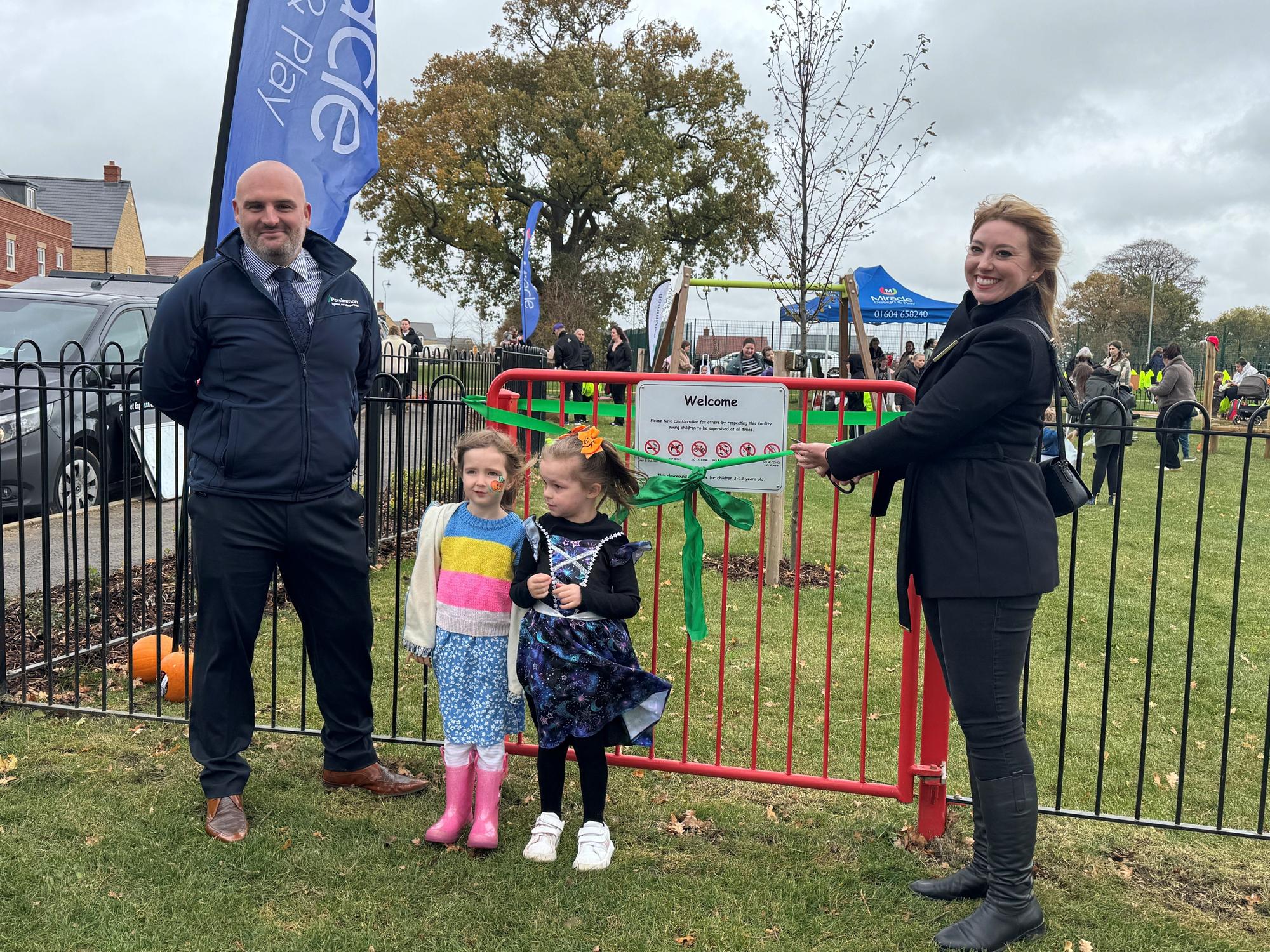 Play area opens at Towcester development