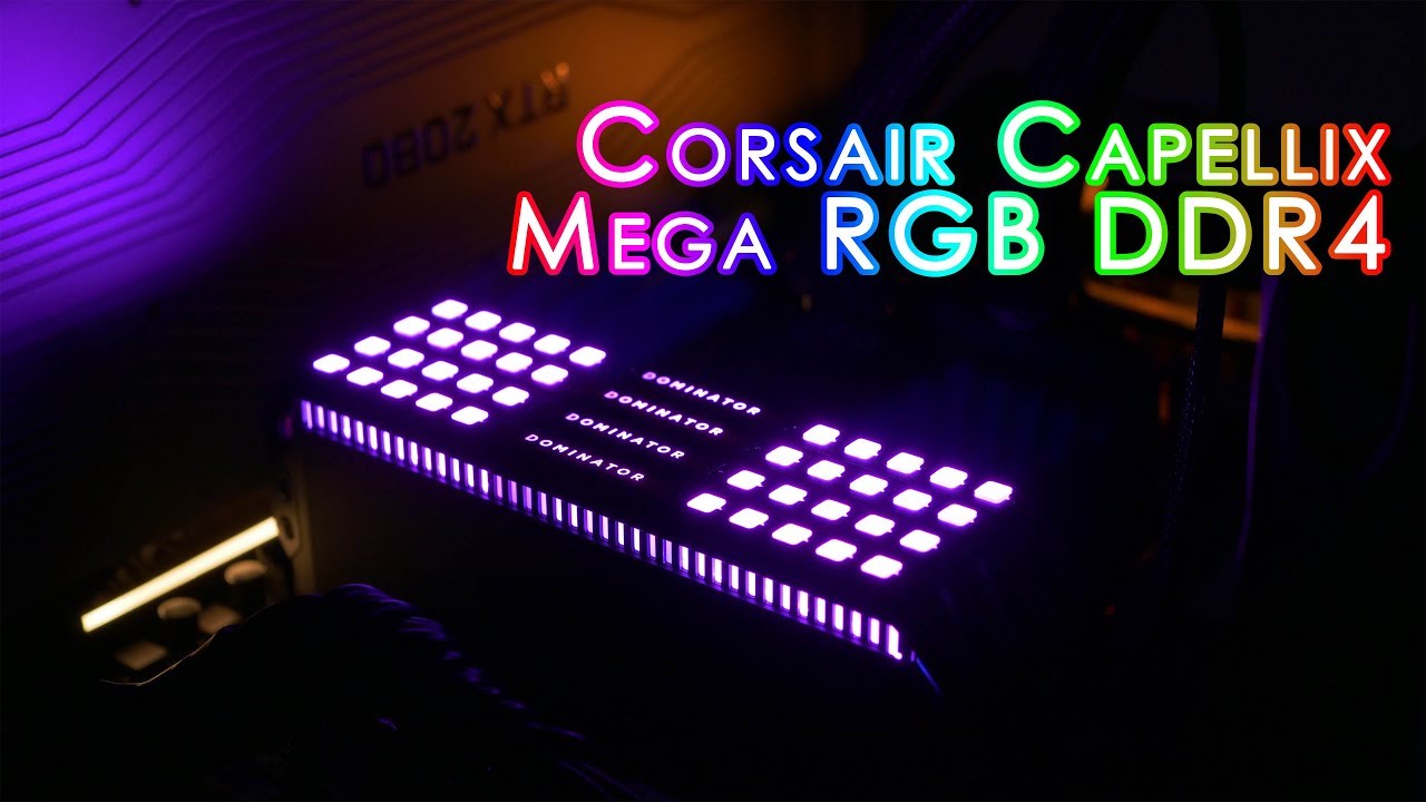Corsair Dominator Platinum RGB 32GB DDR4 3200MHz - a load of CAPELLIX!