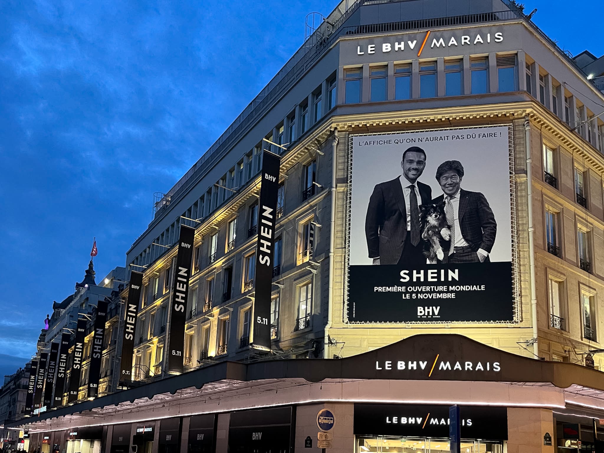 Shein au BHV, c'est fini : "Frédéric Merlin est juste un énorme loser ...