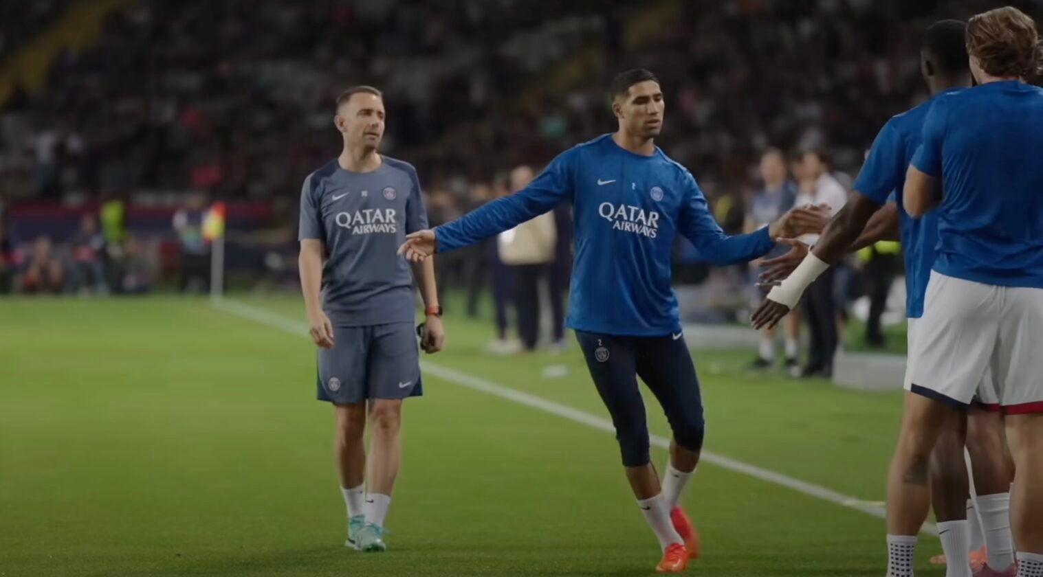 Hakimi injured by Diaz: Kompany recalls that PSG had injured Musiala