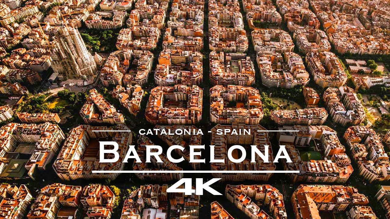 Barcelona Aerial Tour – 4K Drone Footage of Catalonia, Spain