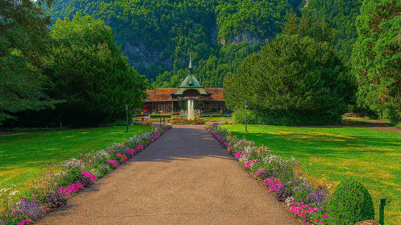 Exploring Interlaken’s Most Beautiful Garden and Mountain Views