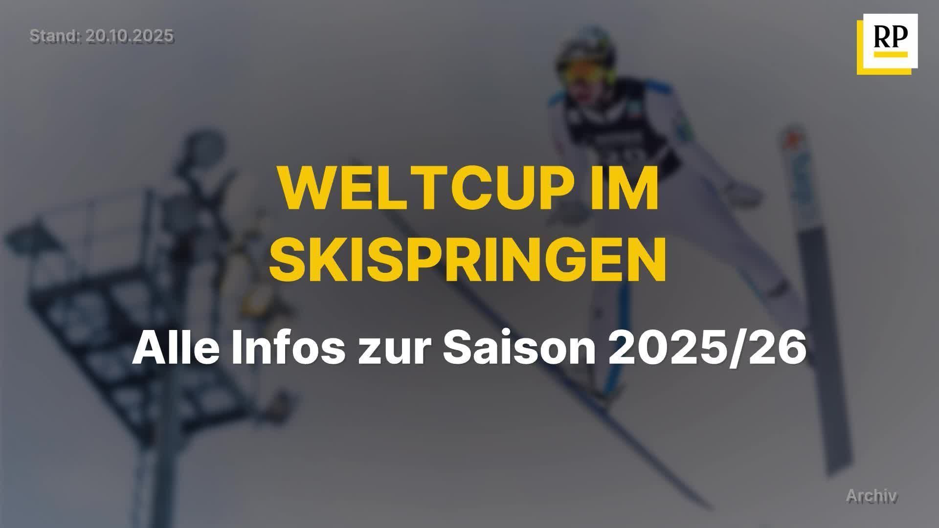 Weltcup im Skispringen: Alle Infos zur Saison 2025/26