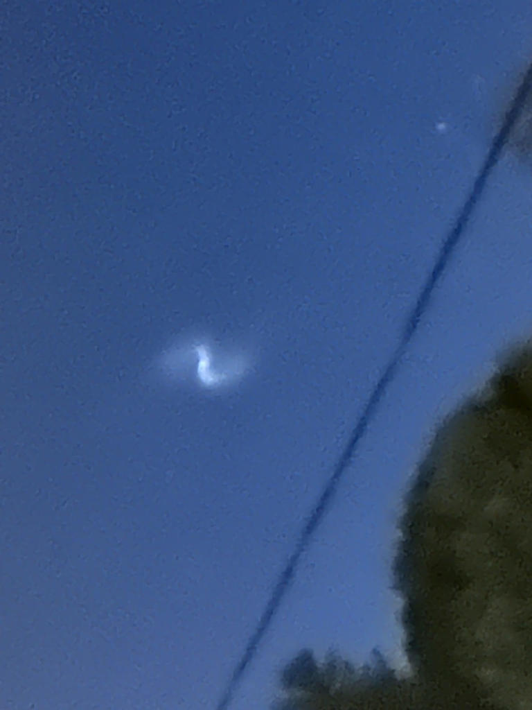 Saw a strange light in the sky on Tuesday? Here’s what caused it