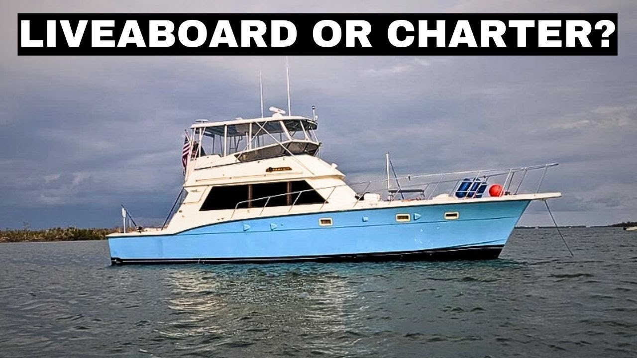 Would You LIVEABOARD This 52' SPORTFISH? 1985 52’ Hatteras Walkthrough Tour