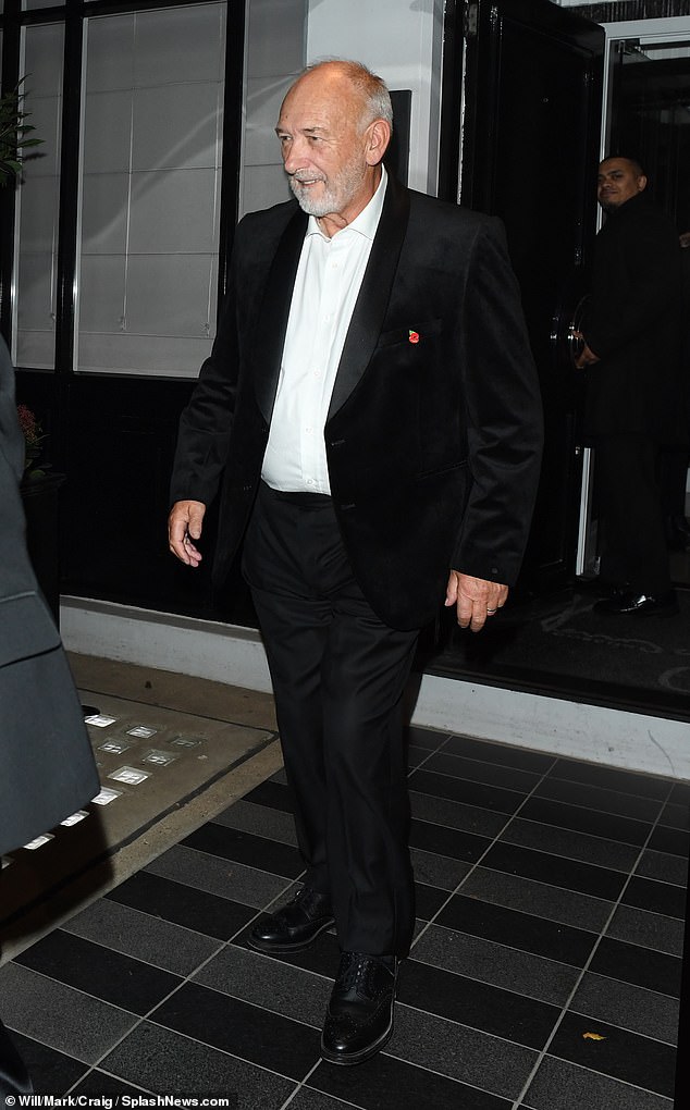 Sir David Beckham's mother leaves family dinner with a snack as his ...