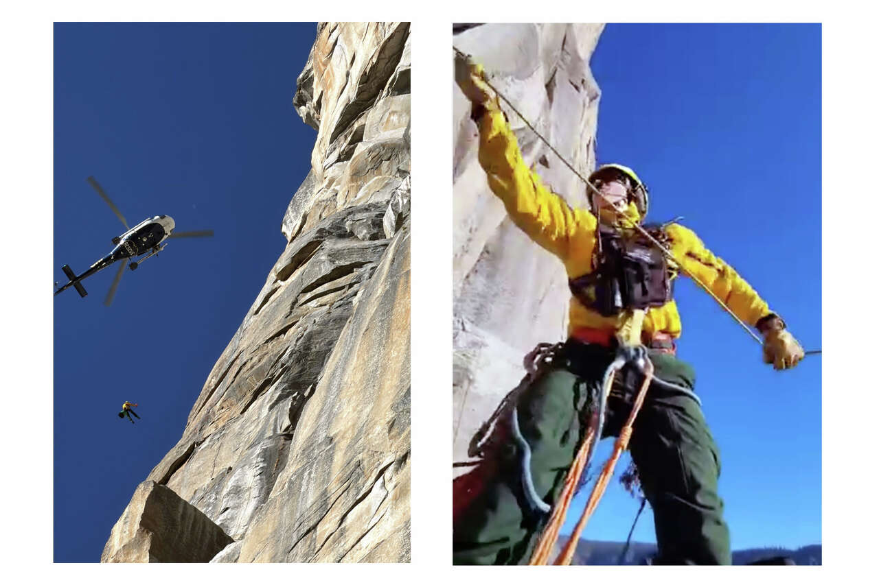 ‘High-risk extraction': Helicopter rescues climber who fell on Yosemite ...