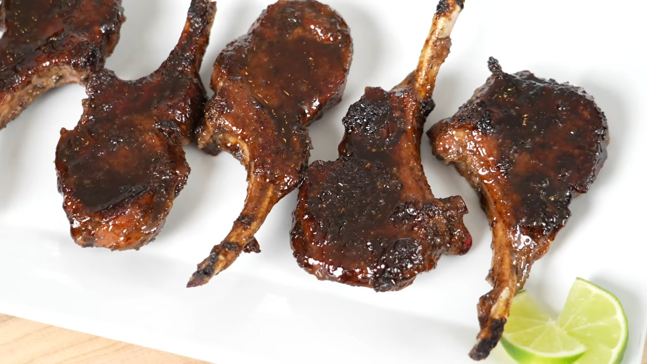 Simple & spicy honey jerk lamb chops anyone can master