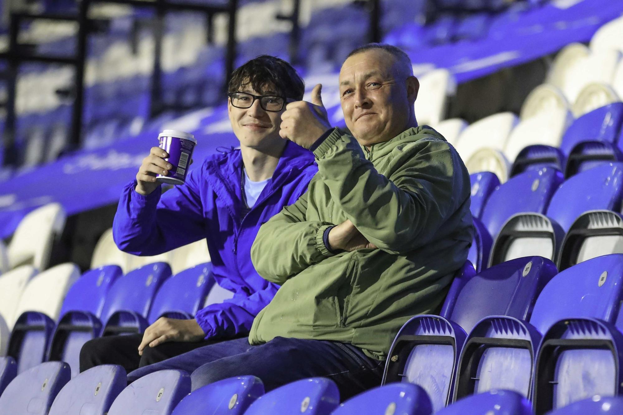 The hardy Mansfield Town fans who saw their side exit the Vertu Trophy ...
