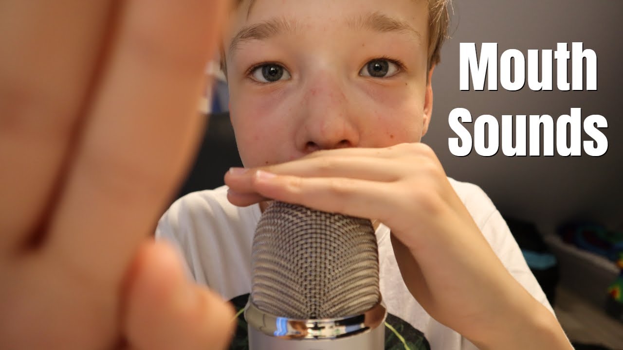 ASMR mouth sounds & hand movements