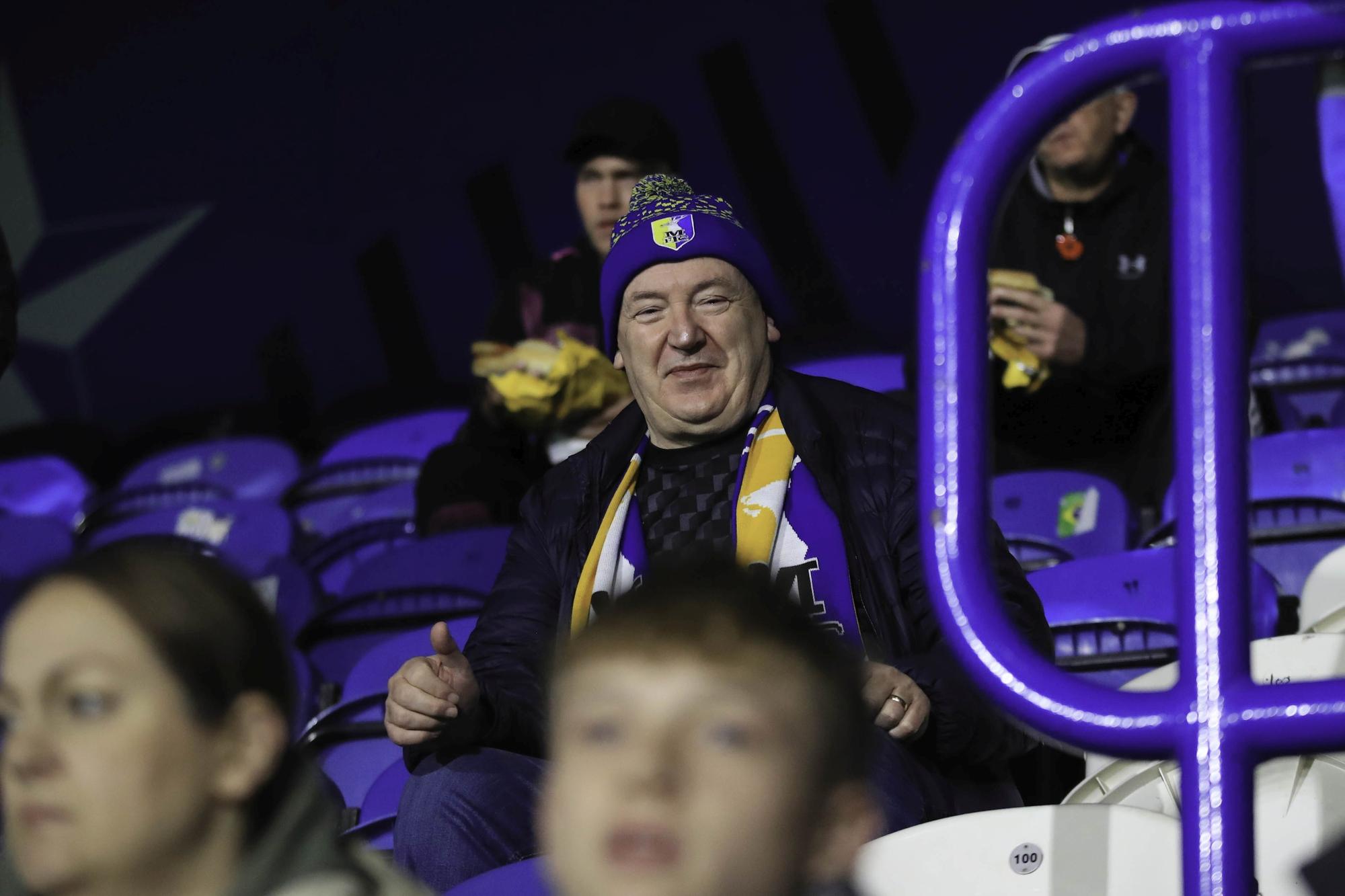 The hardy Mansfield Town fans who saw their side exit the Vertu Trophy ...