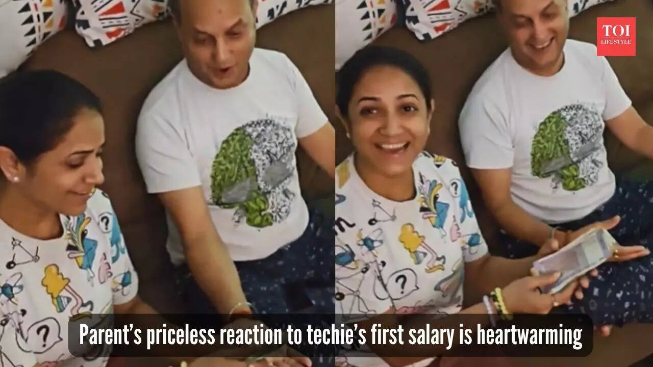 Indian techie’s thoughtful first salary surprise to parents goes viral ...