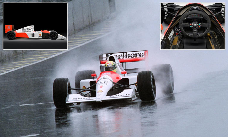 Ayrton Senna's most iconic race winning F1 car is being sold at auction
