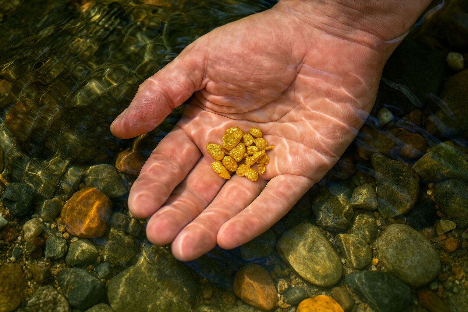 El descubrimiento del siglo | Hallan un río con toneladas de oro y le ...