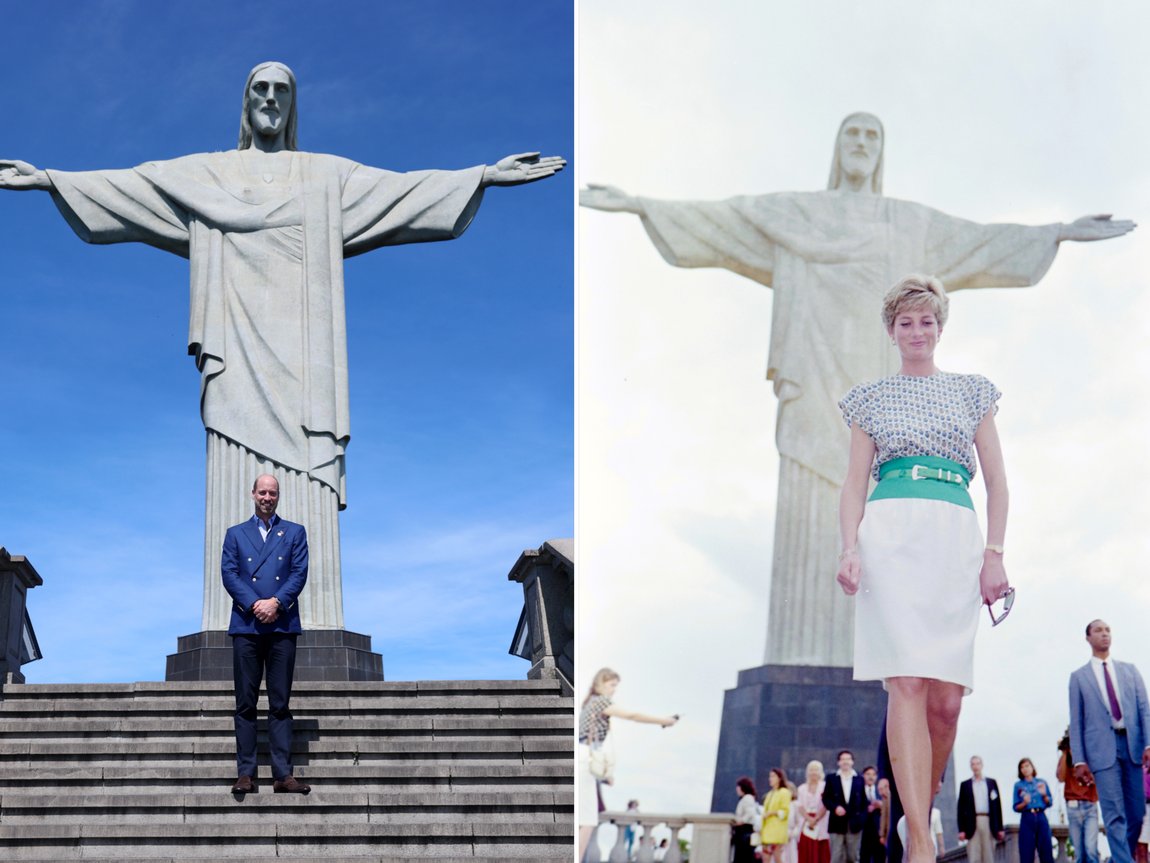 Royales Erbe: William folgt Dianas Spuren auf dem Corcovado