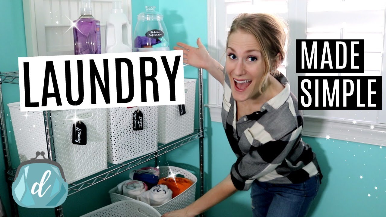HOW TO LAUNDRY LIKE A BOSS! 💙 Hacks & Organization