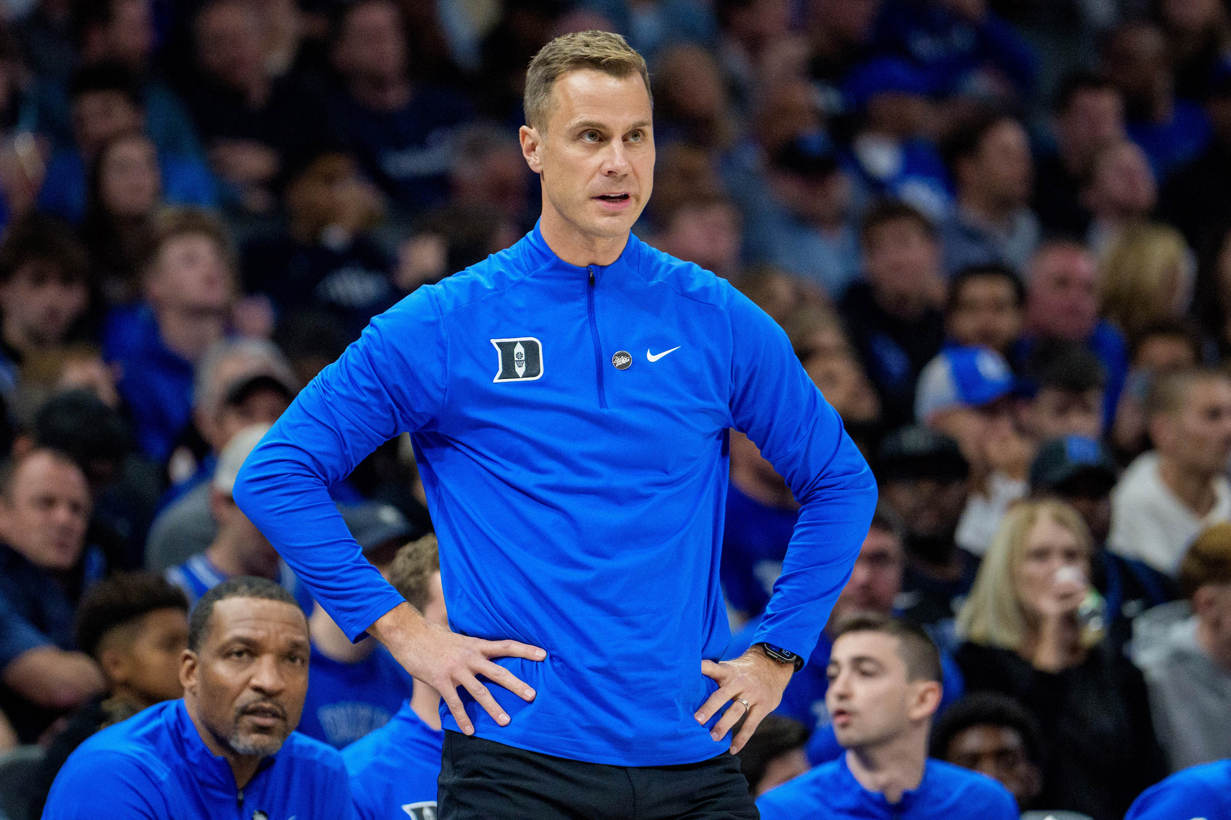 Duke HC Jon Scheyer Duke HC Jon Scheyer makes feelings clear after Blue ...
