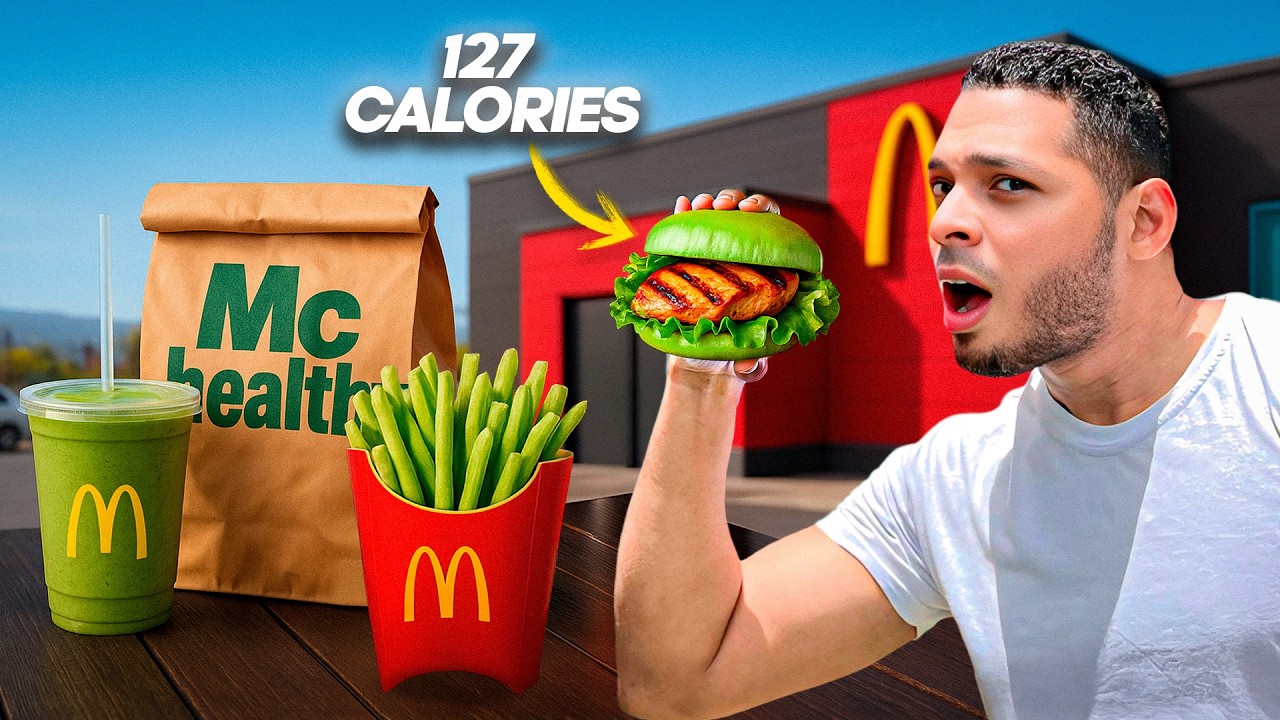 Probando la comida más saludable de restaurantes de fast food