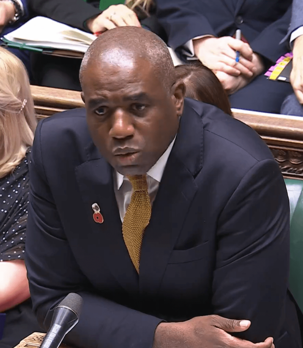 David Lammy branded 'disgraceful' after forgetting poppy in first PMQs