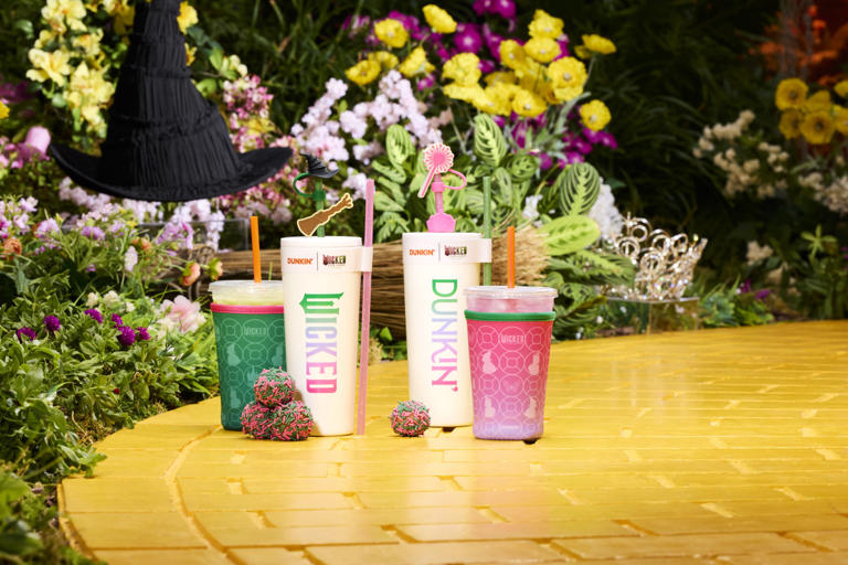 Dunkin’s ‘Electrifying’ New ‘Wicked’ Menu Arrives Today