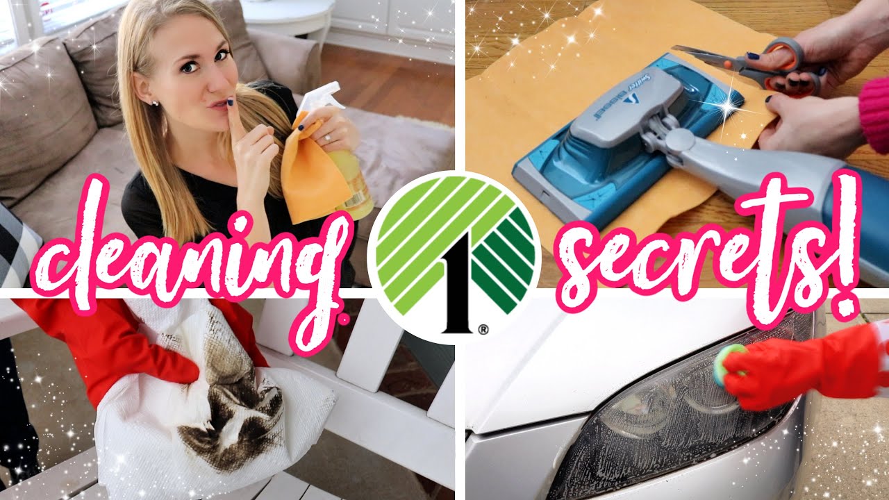 $1 Dollar Tree cleaning secrets! (Expensive companies don't want you to ...