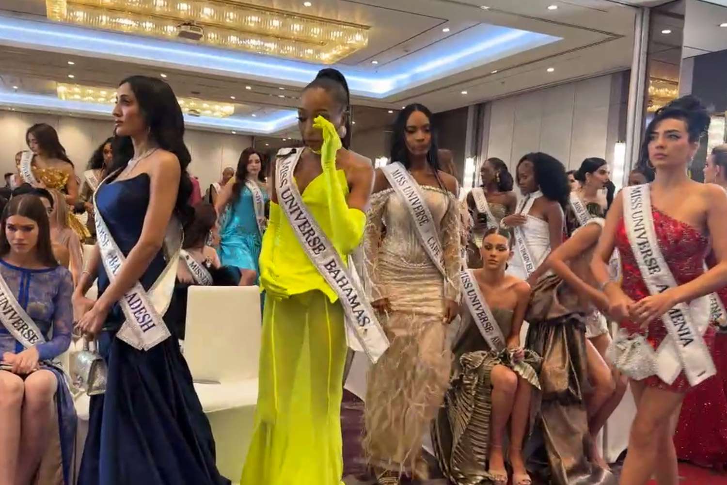 Miss Universe Contestants Walk Out of Pageant Event After Organizer's ...