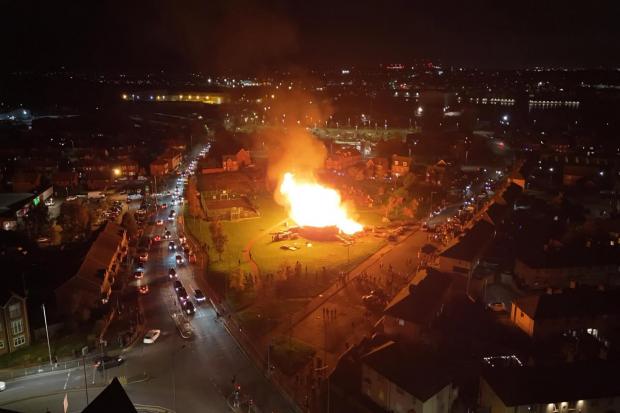 Council says residents ‘should not attend’ unauthorised Birkenhead bonfire