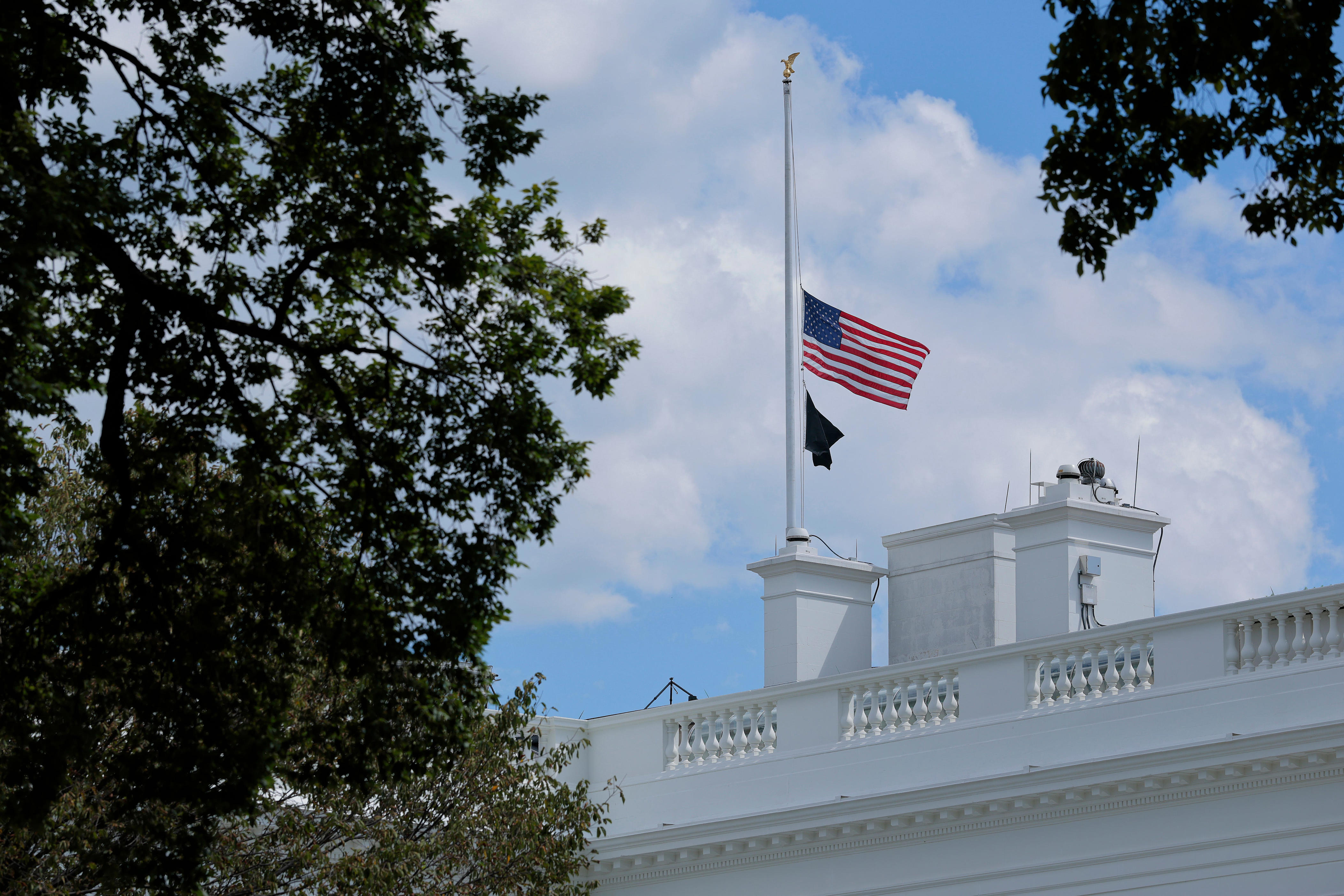 Why are flags half staff today? NJ flags lowered today, this weekend