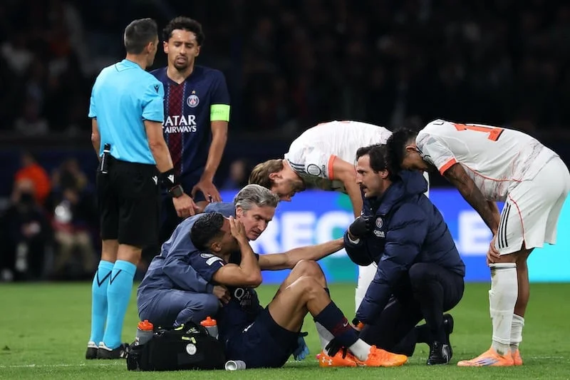 La blessure d'Achraf Hakimi le met sur la touche pour six semaines