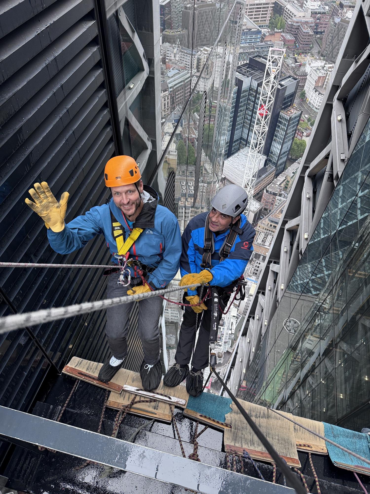 Gateley partners raise £9,000 through charity abseil