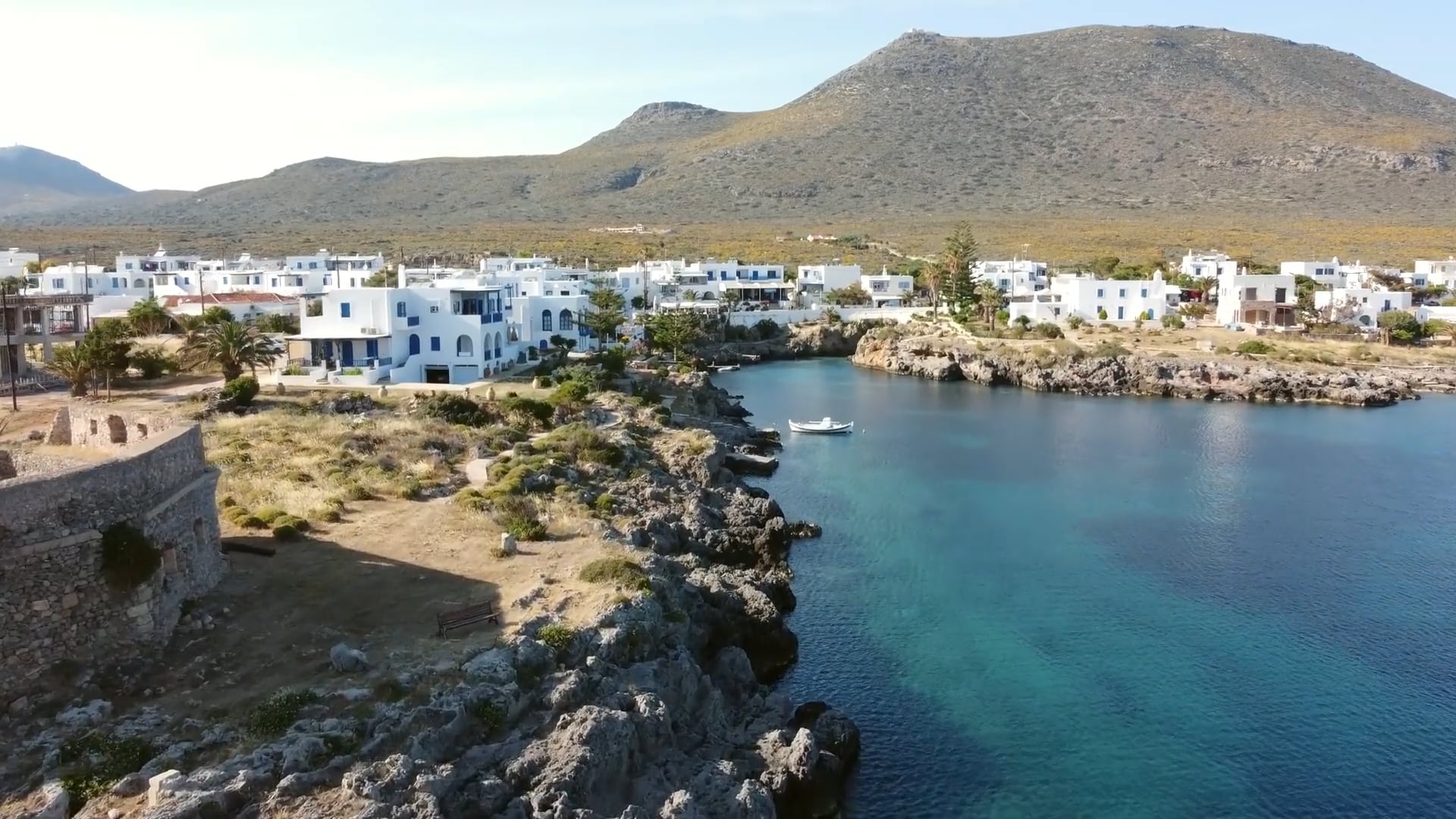 Kythira: Drone Flight Over Stunning Greek Ionian Island