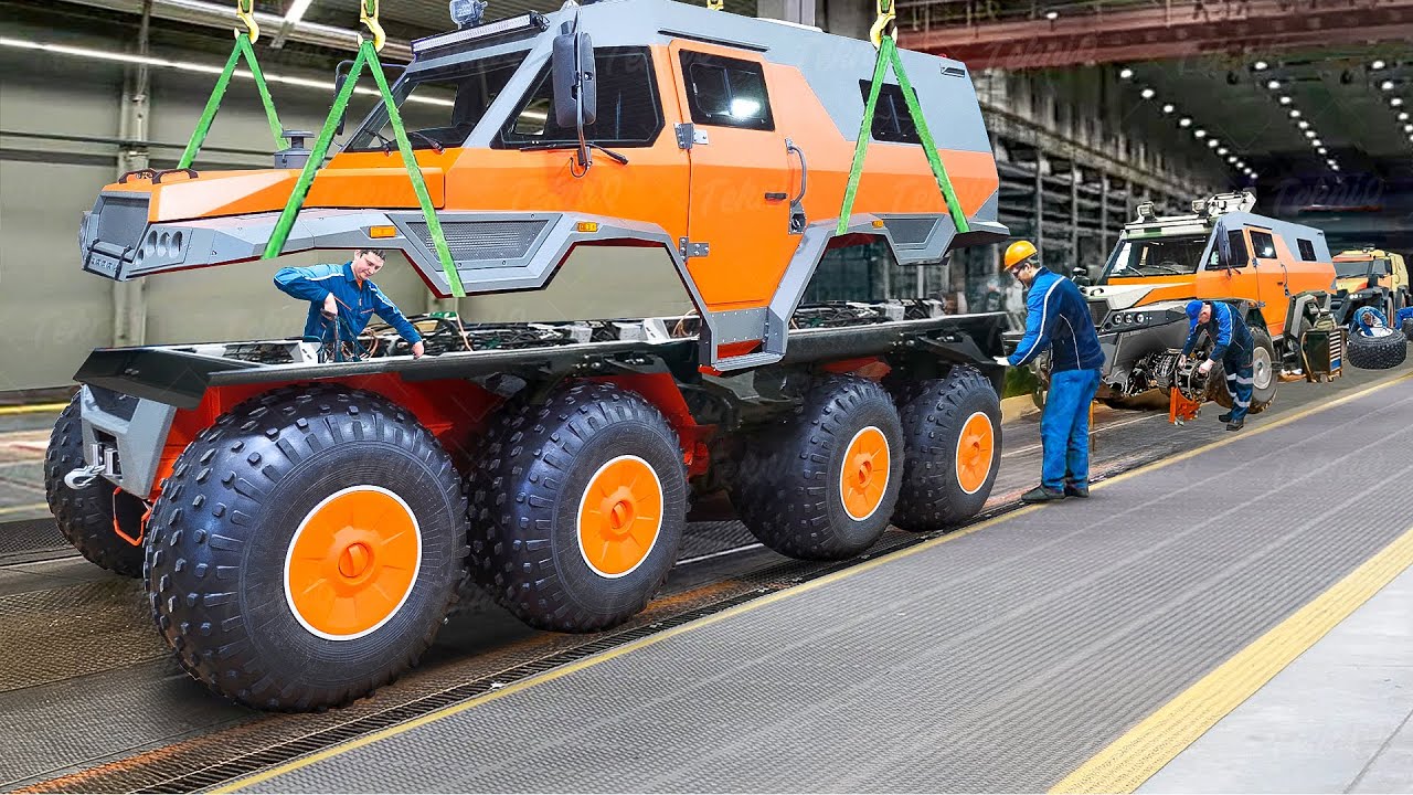 Constructing an 8x8 all-terrain vehicle in Russia from the ground up