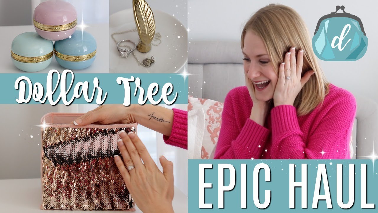 Epic Dollar Tree haul! 💟 🙌 All new finds 2018!
