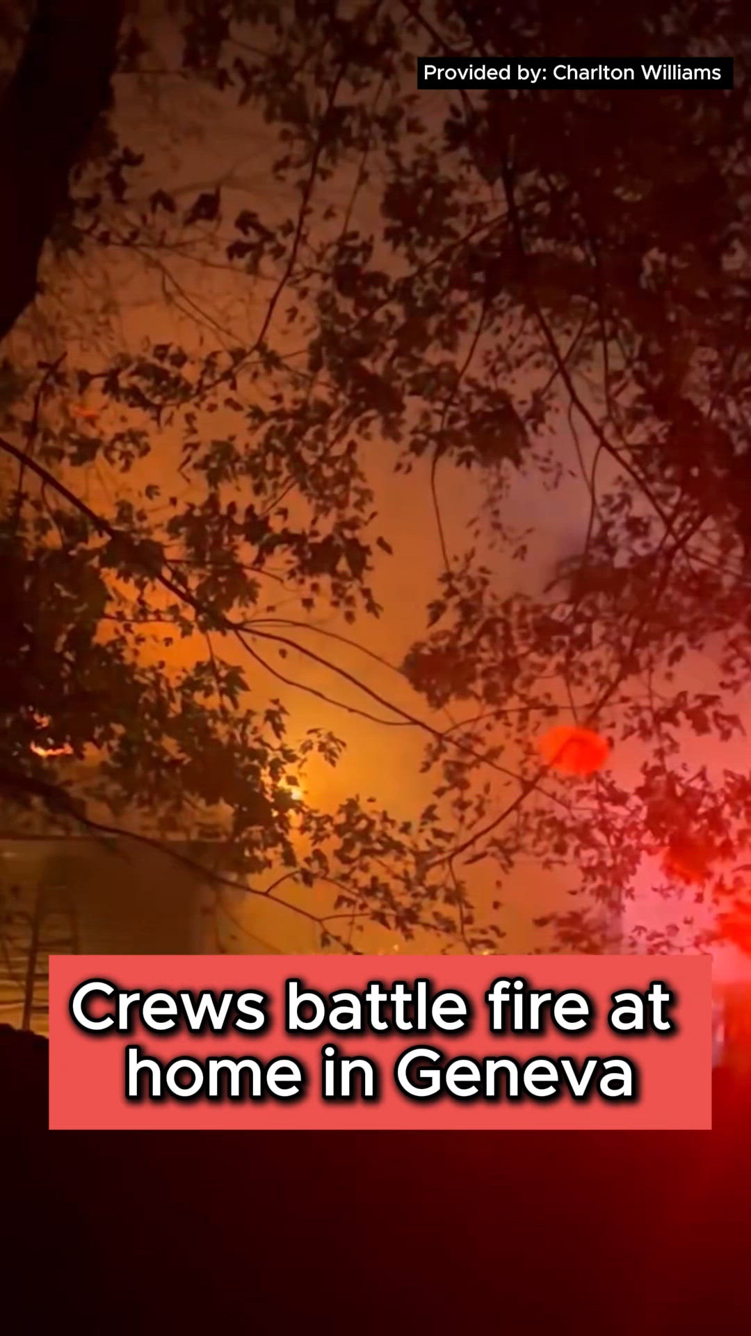 VIDEO | Overnight house fire in Geneva