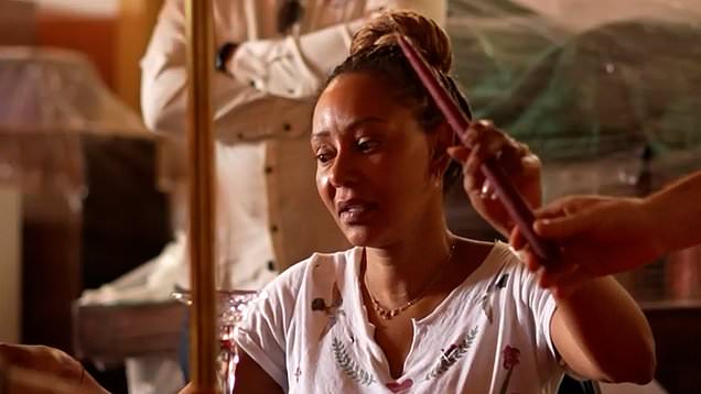 Behind the scenes at Mel B's wedding