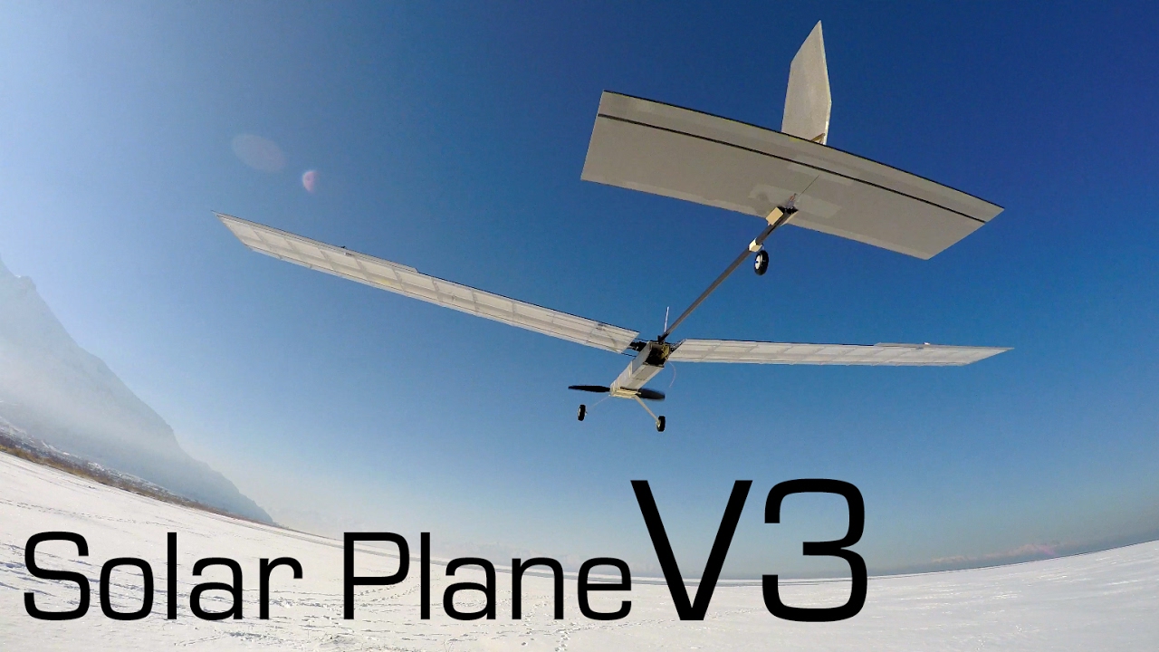 First Flight of Solar Plane V3 – An Aerial Adventure