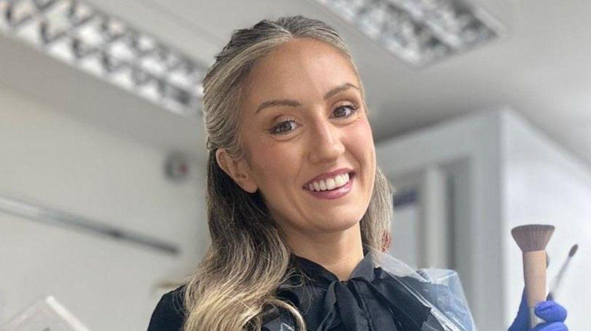 Make-up artist swaps working with the living for the dead