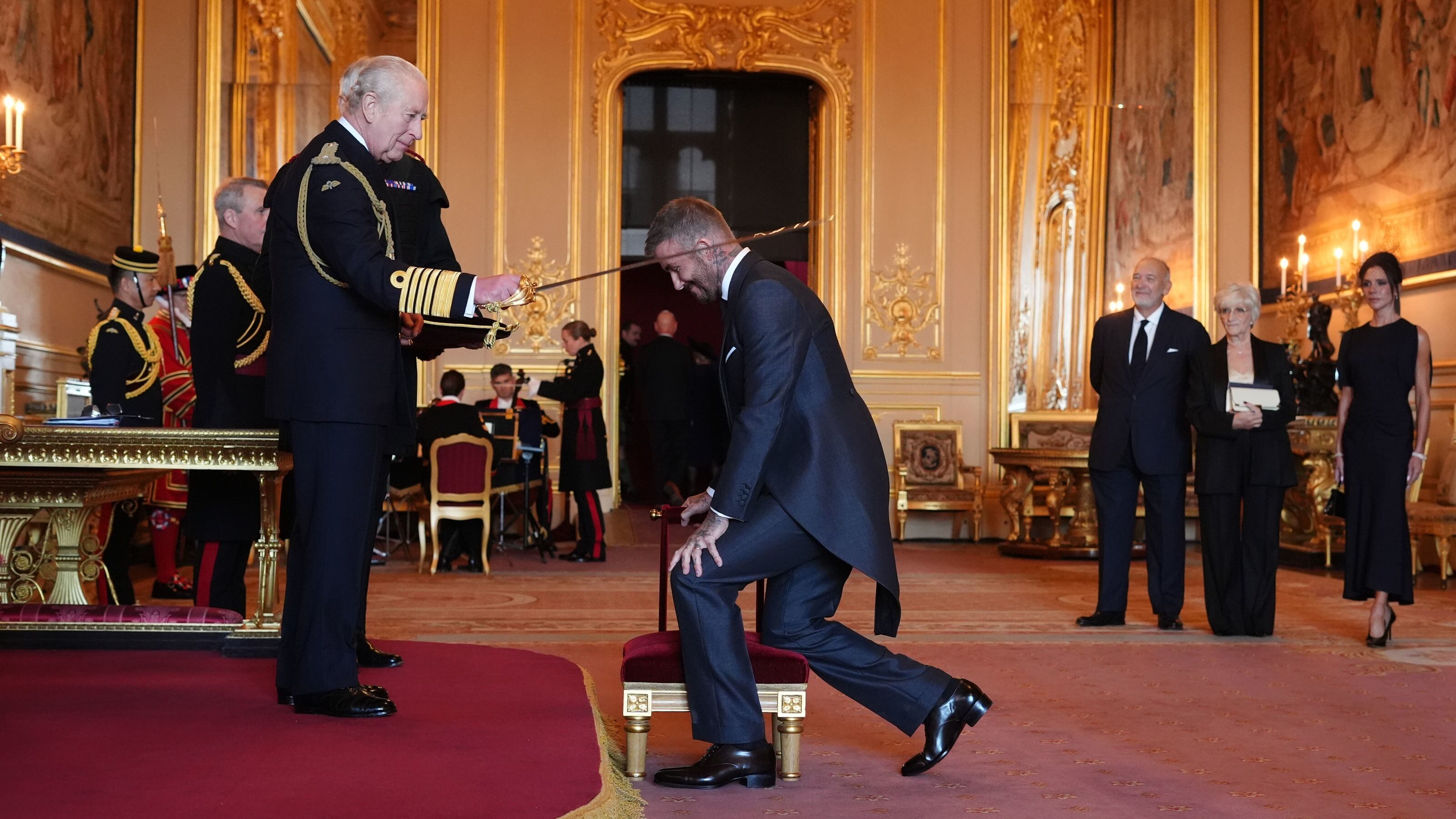 Beckham's Knighthood Ceremony Features K-Pop 'Golden'