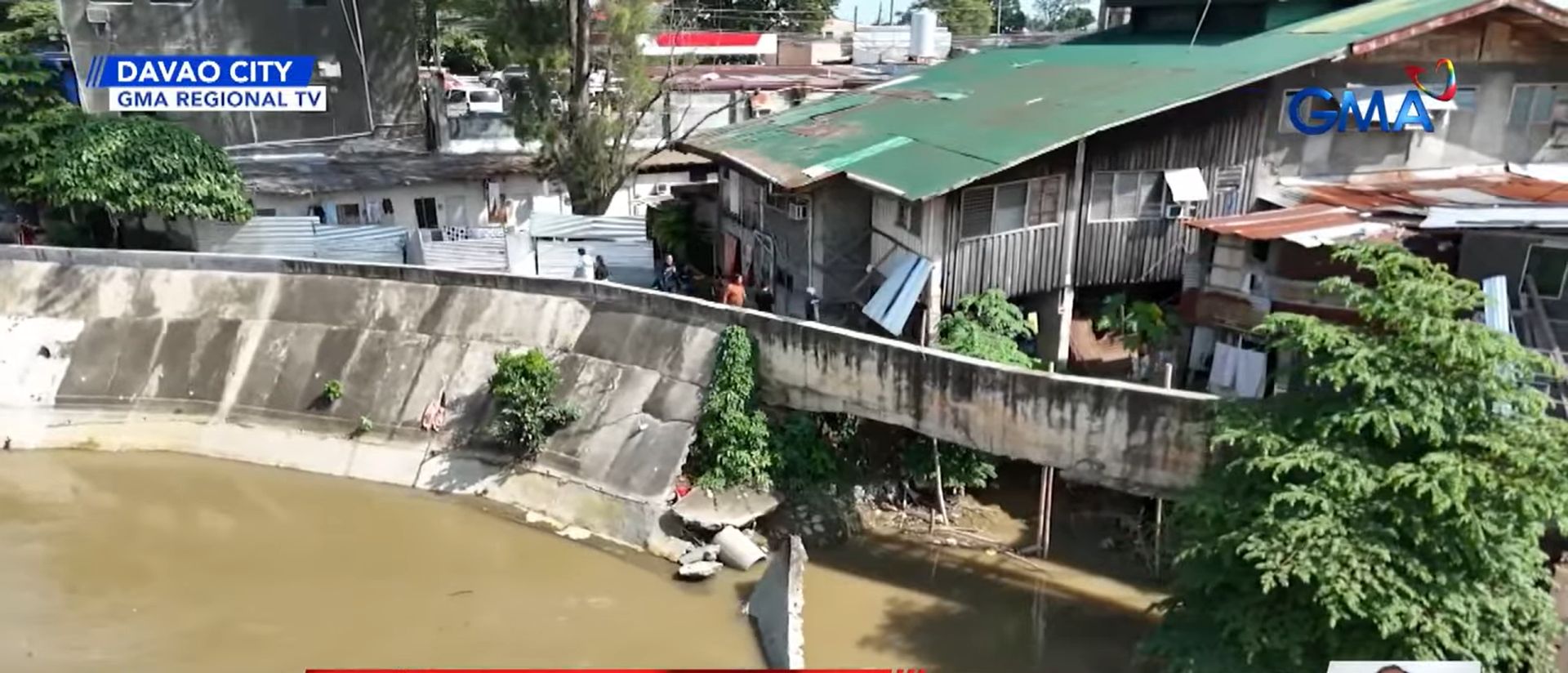 Flood control project in Davao City damaged just 8 months after completion
