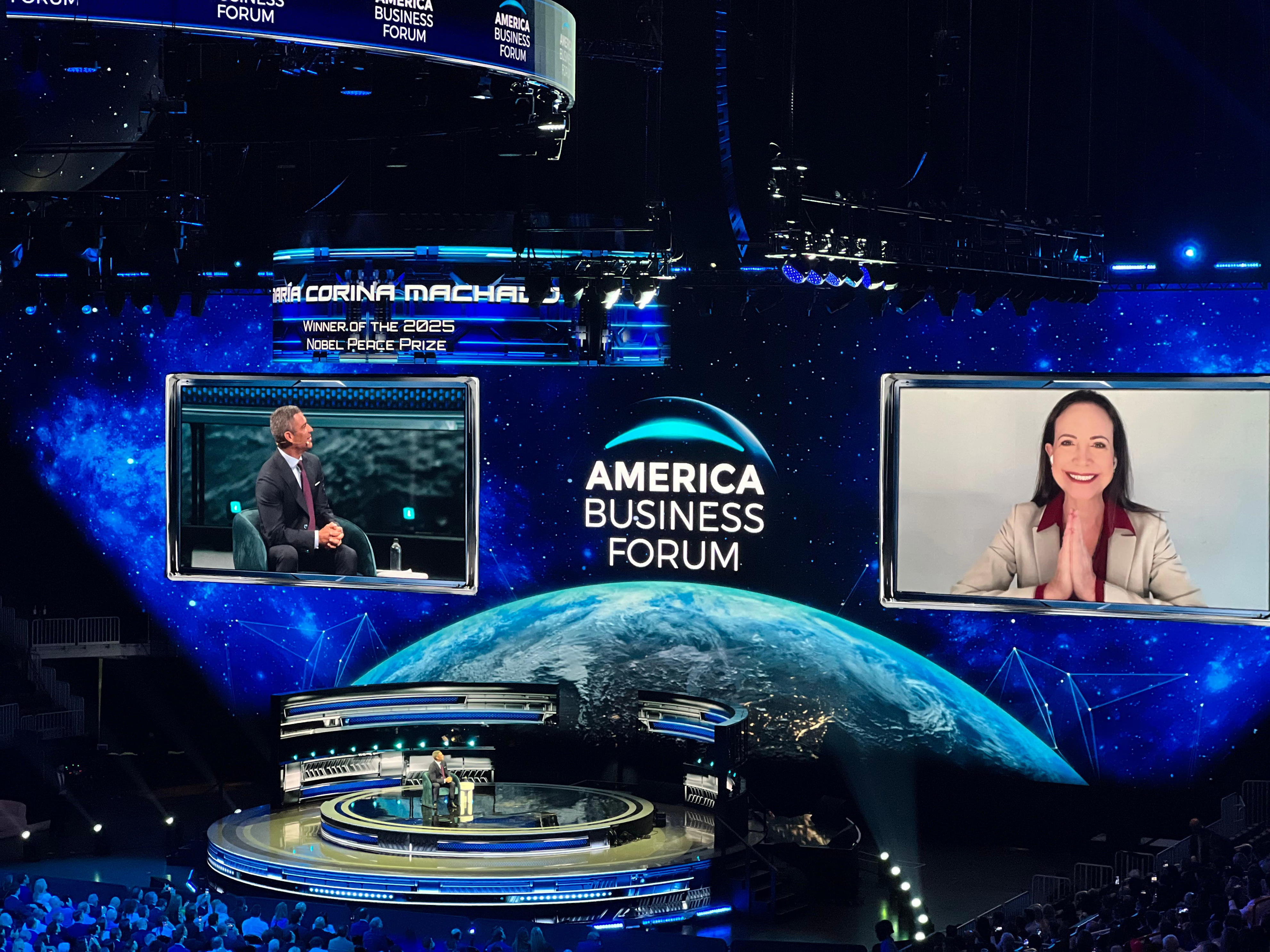 María Corina Machado calls Maduro regime 'criminal,' sidesteps removal ...