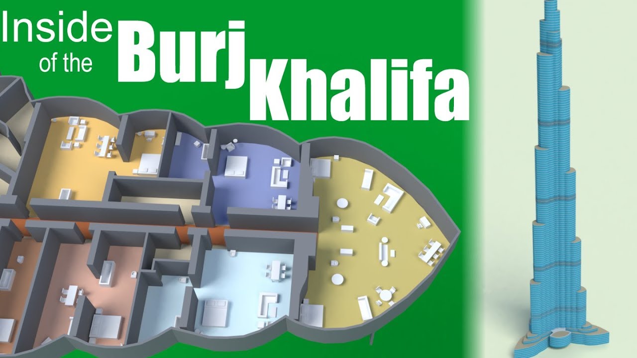 What's hidden in the burj khalifa?