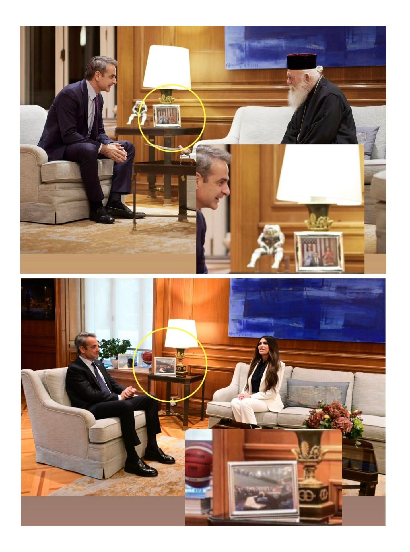 Εξαφανισε τα βατραχακια του Φενγκ Σουι ο Μητσοτακης απο το Μαξιμου στην ...